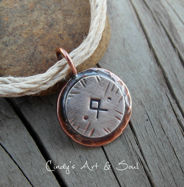 Rune Jewelry; Elder Futhark Handcrafted Viking Runes Tagged "copper ...